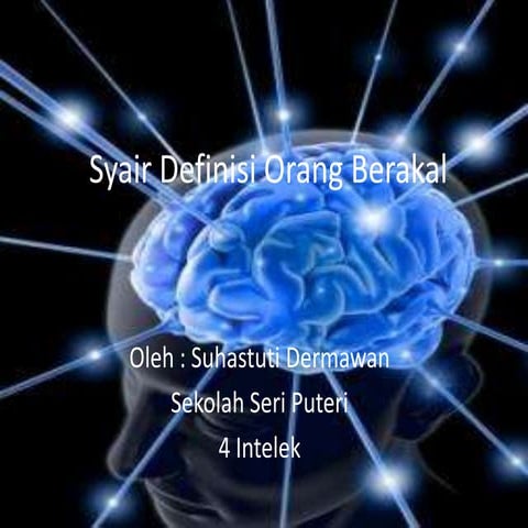 Syair definisi orang berakal | PPTX