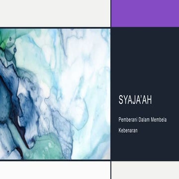 SyAJA’AH.pptx