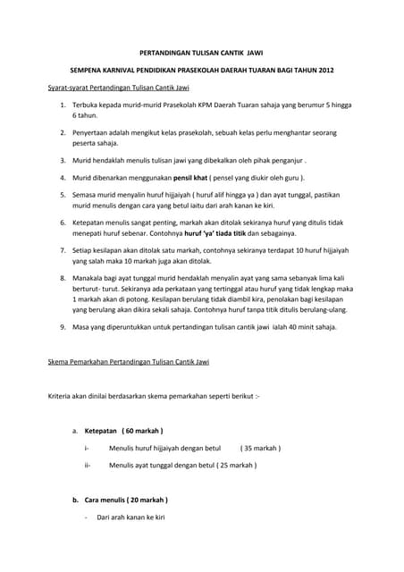 Menu Standard Prasekolah KPM | PDF