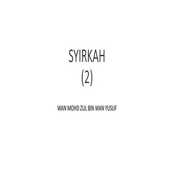 Syarikah 1 | PPTX