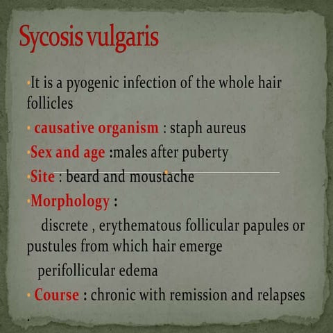 Sycosis Vulgaris | PPTX