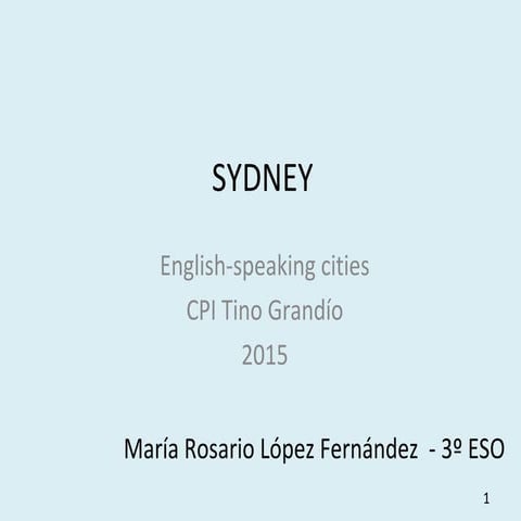 Sydney | PDF