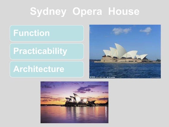 Sydney opera house acoustical features | PPTX