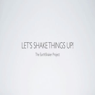 Shake Things Up! | PPT