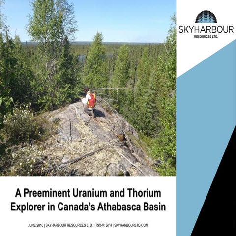 SkyHarbour Resources Investor Presentation | PPT