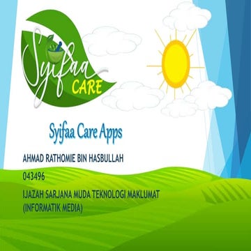Syifaa care apps | PPT