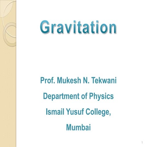 Gravitation | PPT