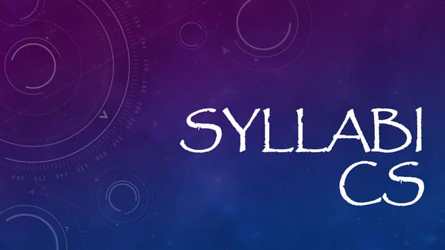Syllables & Syllable structure | PDF