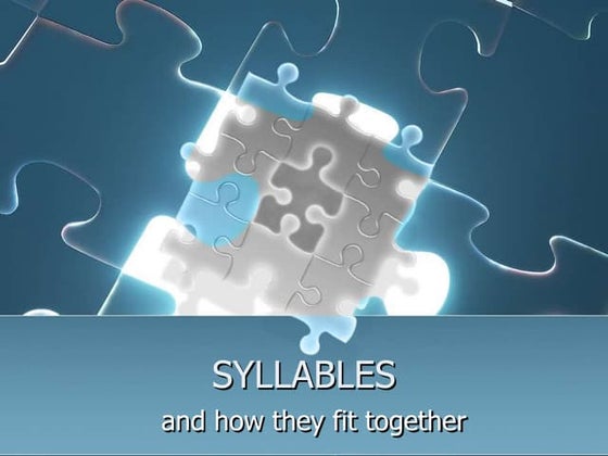 Syllabication | PPT