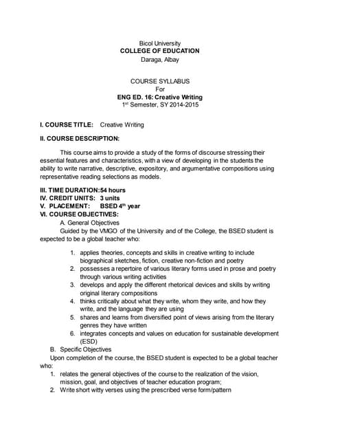 HUMSS_Creative Writing CG_1.pdf | Poetry | Books and Literature