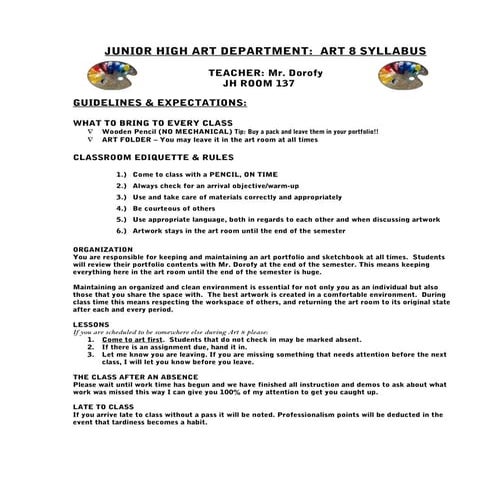 Syllabus art 8 2012 13 | DOC