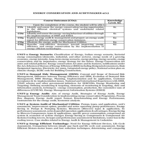 Syllabus ECA.docx | Gas and Electric | Home Utilities