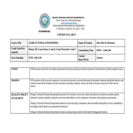 Syllabus in Agricultural Engineering.docx