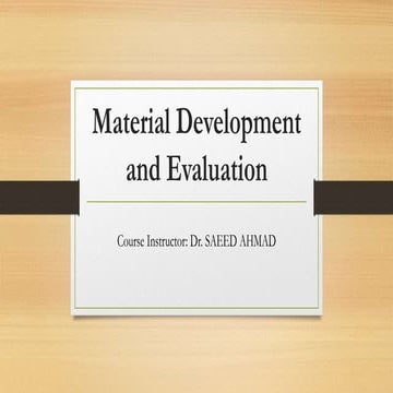 Syllabus Material Development and Evaluation.pptx