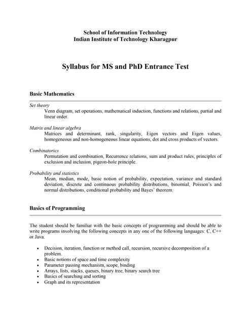 Syllabus Ms Pdf 8154