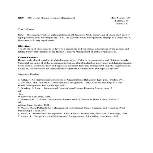 Syllabus of ghrm | DOCX