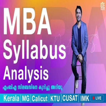 MBA Syllabus Analysis | PPTX