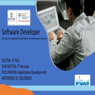 Syllabus software developer | PPT