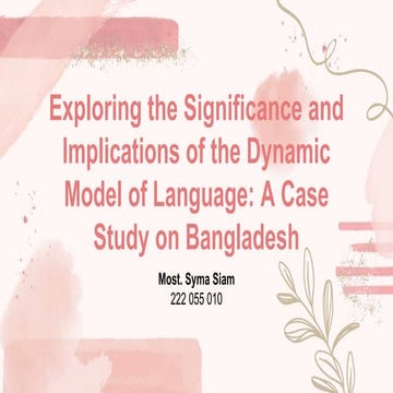 Exploring the Significance and Implications of the Dynamic Model of ...