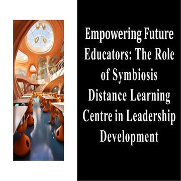 Symbiosis Distance Learning Centre Building Tomorrow's Leaders in ...