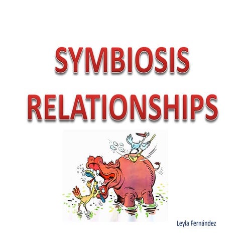 Symbiosis relationships | PDF