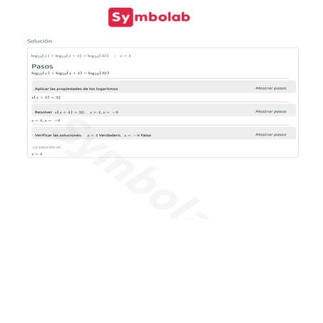 Symbolab solutions | PDF