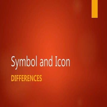 Symbol and icon | PPTX
