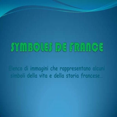 Symboles De France | PPTX