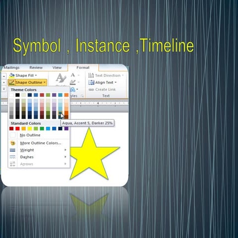 Symbol instance timeline | PPT