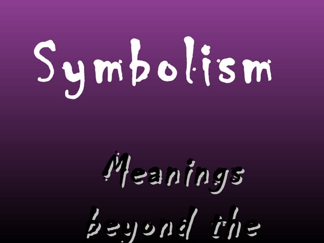 Symbolism | PPT