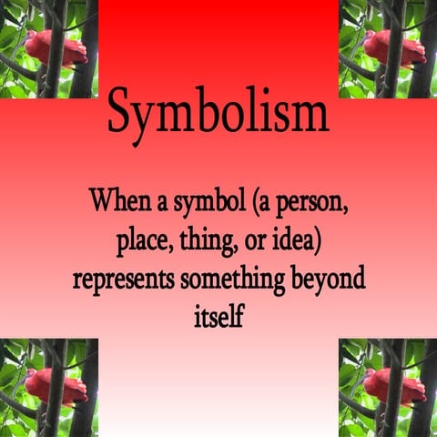 Symbolism Scarlet Ibis | PPT