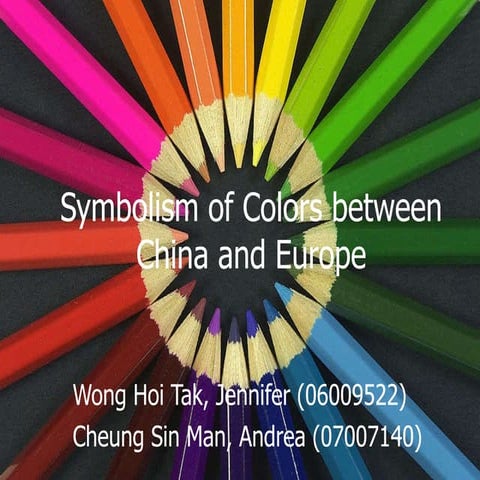 Symbolism Of Colour, Hkbu, Contemporary Europe And Asia Pols 3620 | PPT