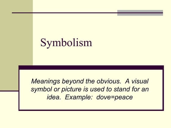 Symbolism In Literature Examples Teaching Symbolism In Literature