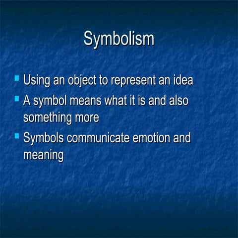 Symbolism | PPT
