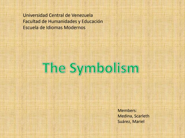 Symbolism | PPT