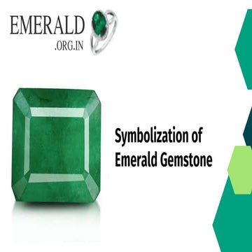 Symbolization of Emerald Gemstone | PPT