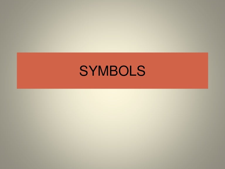 Symbols