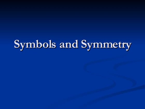 Symmetry | PPTX | Geography | Science