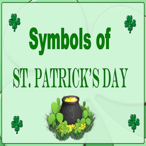Symbols of St. Patrick's Day | PPT