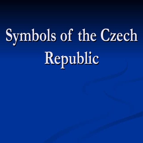 Symbols of the czech republic | PPT