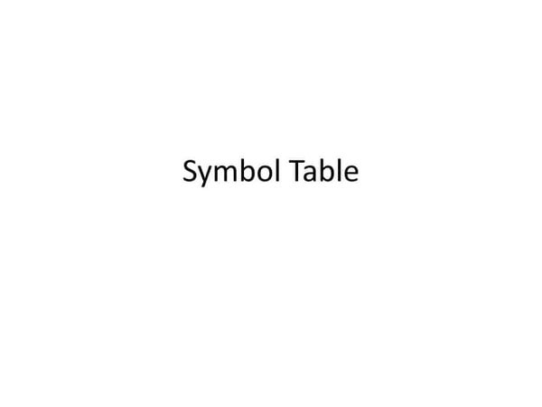 Specification Of Tokens