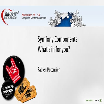 Symfony Components 20 On Php 53 Pdf Programming Languages Computing 4029
