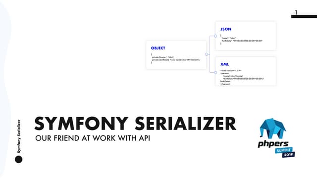 Symfony Serializer Phpers Summit 2019 Ppt 6326