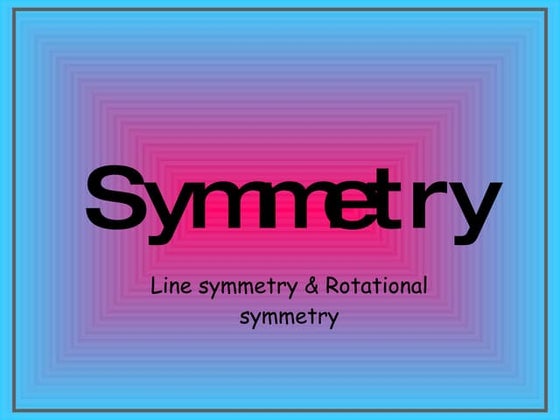 Lines of Symmetry - Qwizdom ppt | PPT
