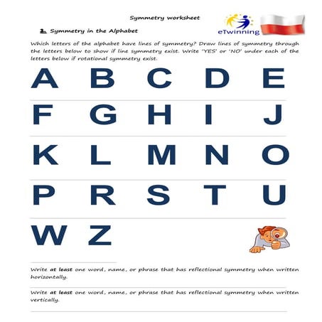 Symmetry worksheet2 | PDF
