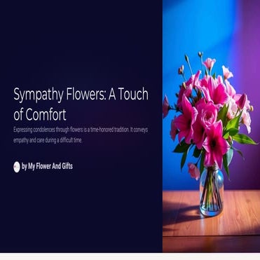 Express Your Condolences | Sympathy Flowers Delivered Online | PDF