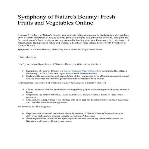 Symphony of Nature j | PDF