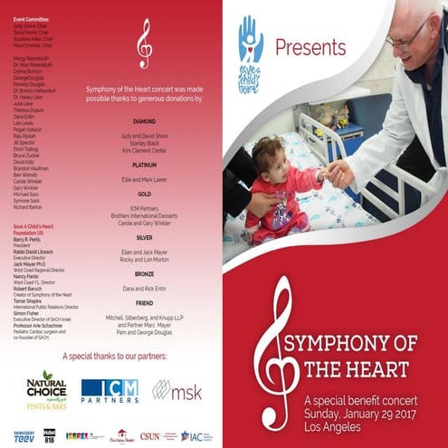 Symphony of the heart event program | PDF