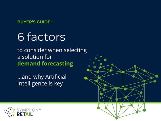 Demand forecasting using ai and machine learning | PPT