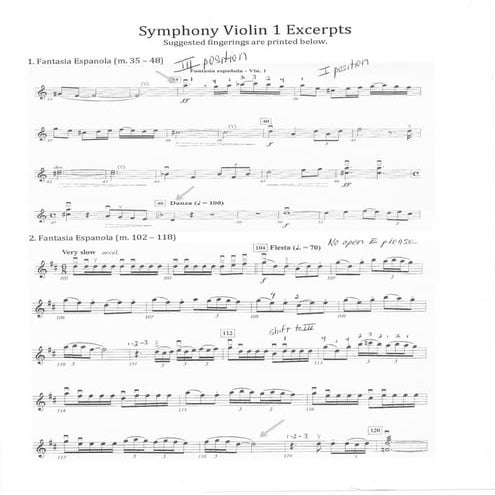 Symphony violin 1 | PDF